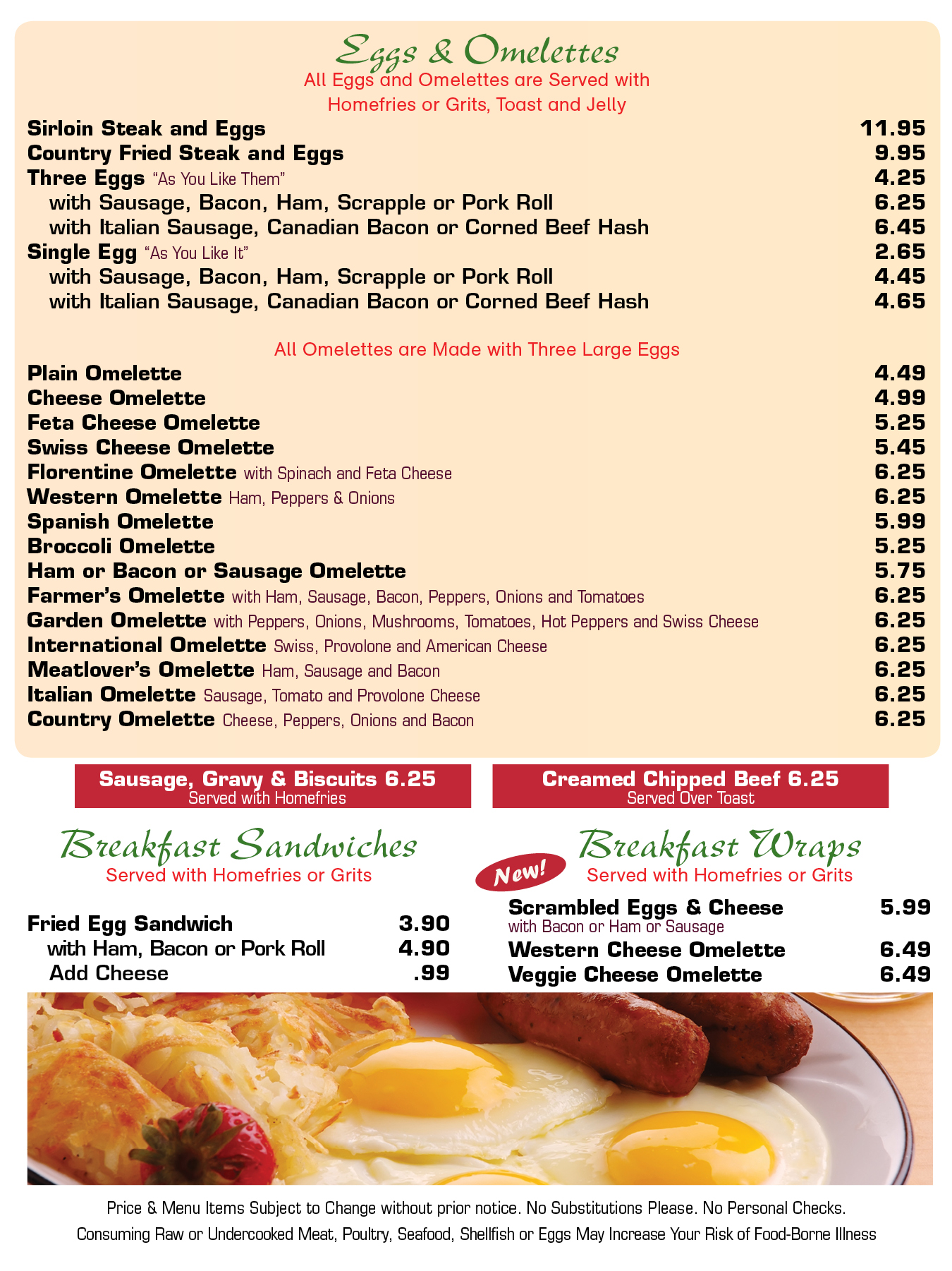 Breakfast Menu Page 02 Breakfast Menu Page 02